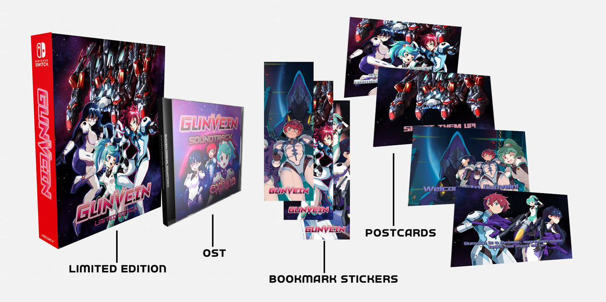 Pre-order Gunvein limited and regular edition for NSW – NGDEV-direct